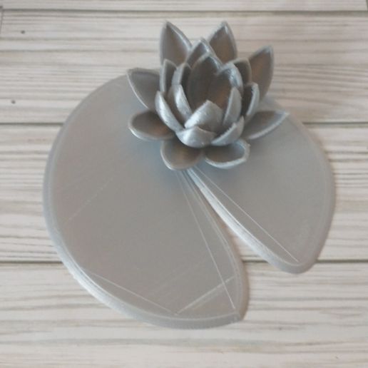 🐉 Articulated Dragon Stand Flower Display Holder Water Lily Pad Diorama ...