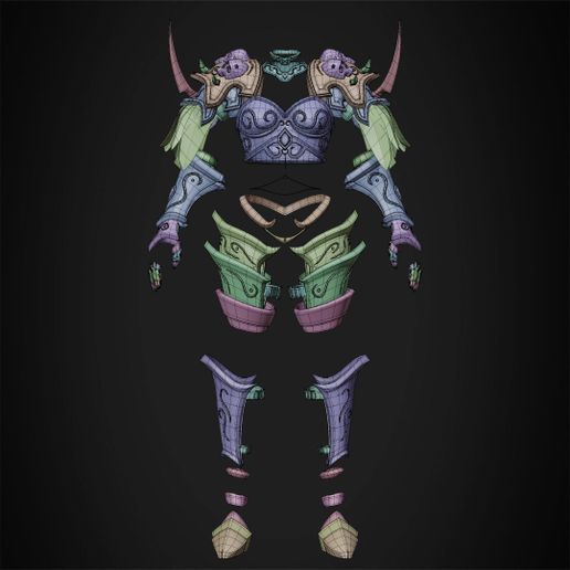🗺️ World of Warcraft Sylvanas Windrunner Armor for Cosplay・ 3D File for ...