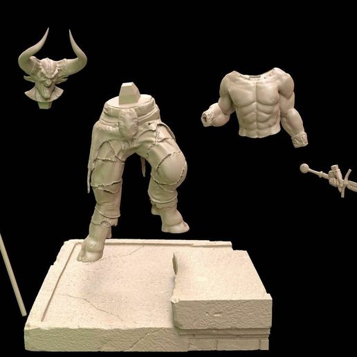 😈 Lord of Darkness statue from Legend High-quality・ 3D File for 3D ...