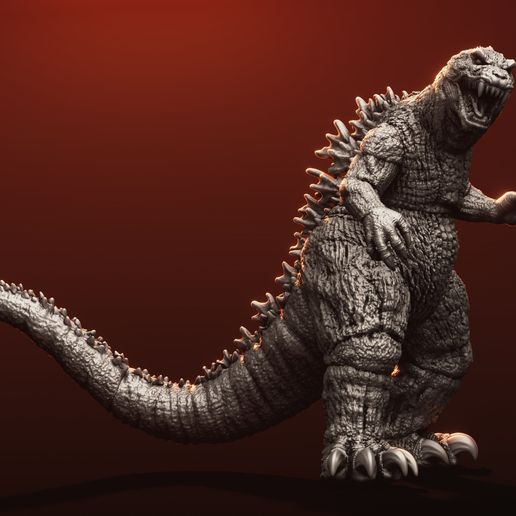 👾 Godzilla 2001 Full・ 3D File for 3D printing・Cults