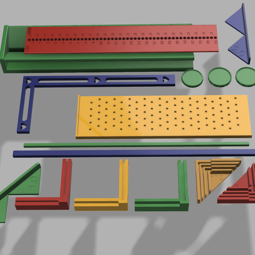 📚 Full set for bookbinding scrapbooking tools・ STL File for 3D printing ...