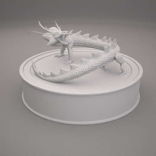3D file Chinese Dragon Statue | 3D Printable 🐉 ・3D printer design to ...