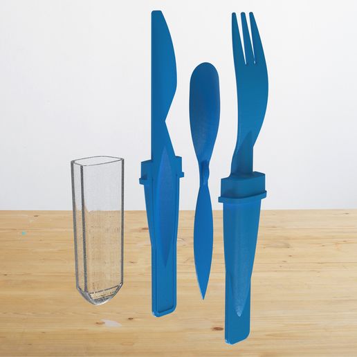🥄 cutlery kit・Free STL File for 3D printing・Cults