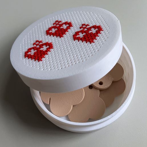 Free 3MF file Round Cross Stitch Embroidery Box size S (STEP)・3D print ...