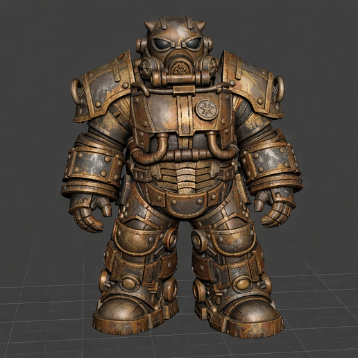 🦸 Hellfire Power Armor・ STL File for 3D printing・Cults