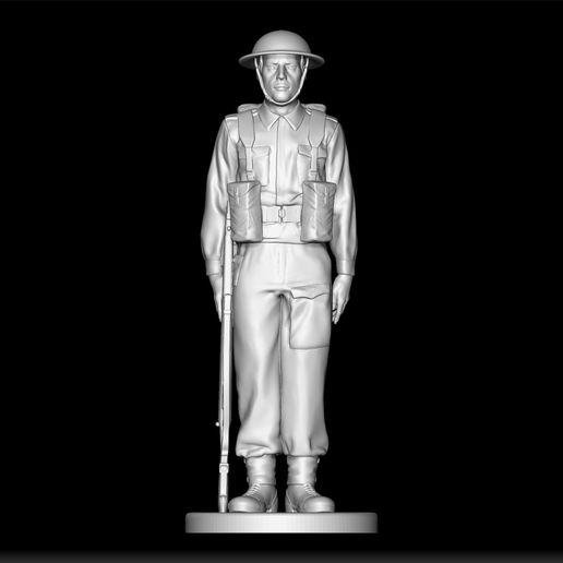 STL file Soldier Action Figure - Military Warrior Figurine - Detailed ...