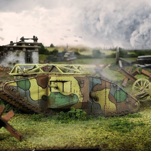 STL file Monsters of War: British MkI Tank 🪖 ・3D printer design to ...
