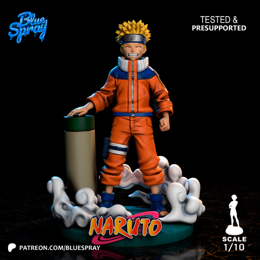 🗿 NARUTO・ STL File for 3D printing・Cults