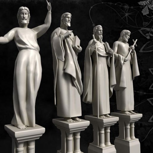 STL file statues church 06 ⛪ (OBJ)・3D print model to download・Cults