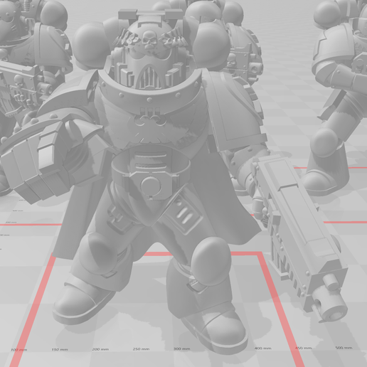 😡 Tacticool Infantry for the Angry Fisty Space Warriors・ STL File for ...