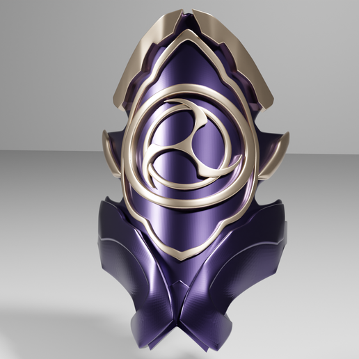 🎭 Raiden Shogun Shoulder Armor -- Cosplaying -- Genshin Impact・ STL ...