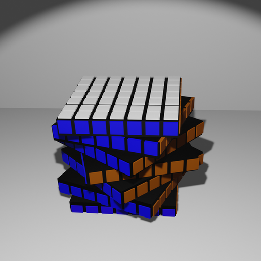 🧩 7x7 RUBIKS Cube・Free 3D File for ・Cults