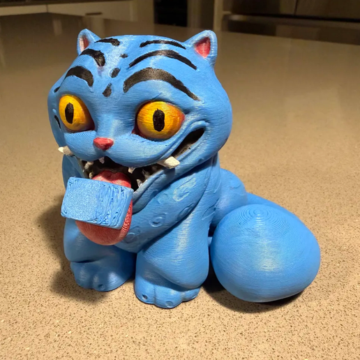 🆓 FREE Derpy Tiger from K-POP Demon hunters・3D Print with the Bambu A1 ...