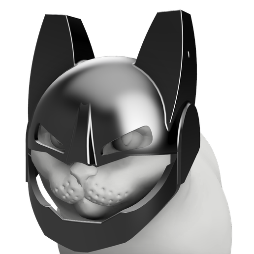 Archivo STL BATMAN CAT -MASK 🐱 ・Modelo de impresión 3D para descargar・Cults