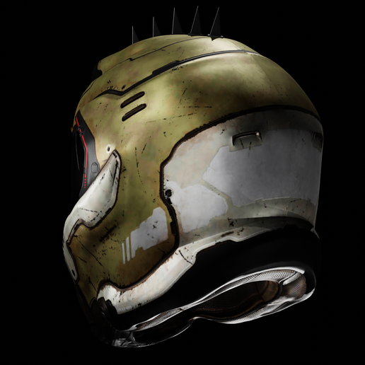 🪖 CASCO DOOMSLAYER - MODELO COSPLAY TAMAÑO REAL - DOOM THE DARK AGES ...