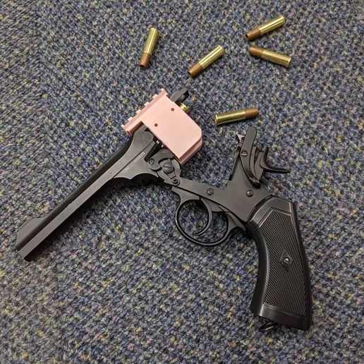 STL 文件 Airsoft Well Webley Single Load Target Shot Set 🔫 ・可下载 3D 打印模型・Cults