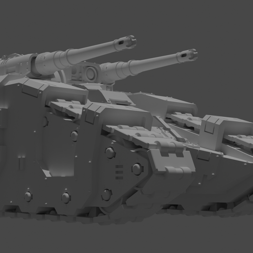 🪖 Alternate Barrel for ANCIENT BOOM BATTLE TANK・Free STL File for ・Cults