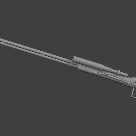 3D file Tusken Cycler Rifle from Star Wars・Design to download and 3D ...