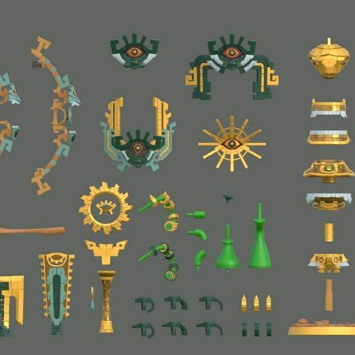 🫡 Zonai Soldier Construct Set (remix for resin printing)・ 3D File for ...