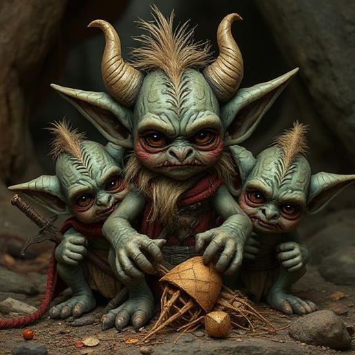 👹 Little crap goblins・ 3D File for 3D printing・Cults