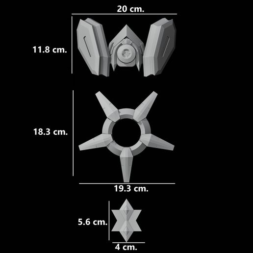 STL file Sharkry - Mask & Hair Accesories - Girls Frontline 2: Exilium ...