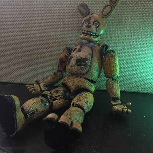 🎬 Spring Bonnie FNAF Movie Articulated Figure・ STL File for 3D printing・Cults