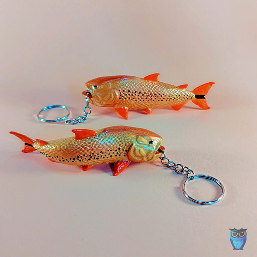 🐠 Dorado pez de río・Archivo STL para Impresión 3D・Cults