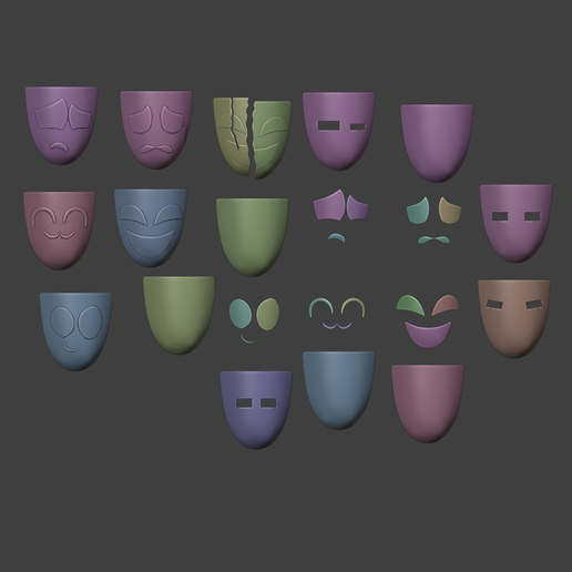 🎃 Gangle cosplay mask・ STL File for 3D printing・Cults