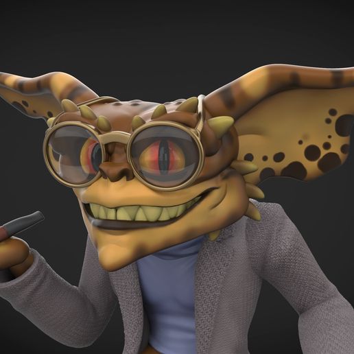 🧠 Gremlins - Brain Gremlin・ STL File for ・Cults