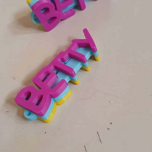 Archivo 3MF gratis Betty keychain 🗝️ ・Diseño de impresora 3D para ...