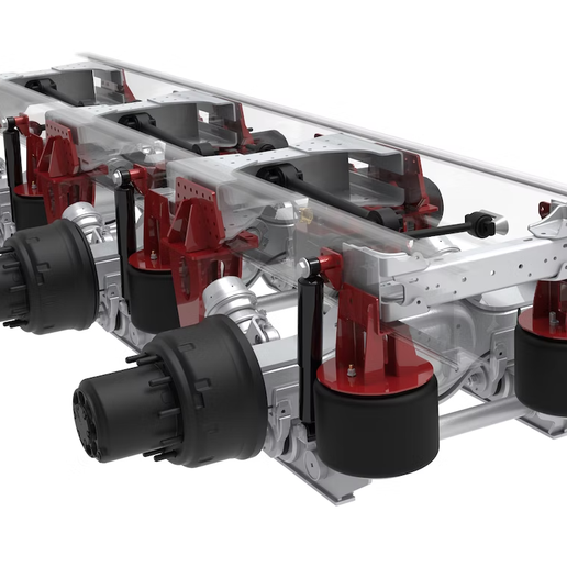 🚚 Modern Tandem Air Suspension Tri-Drive 1/24 Scale・ STL File for 3D ...