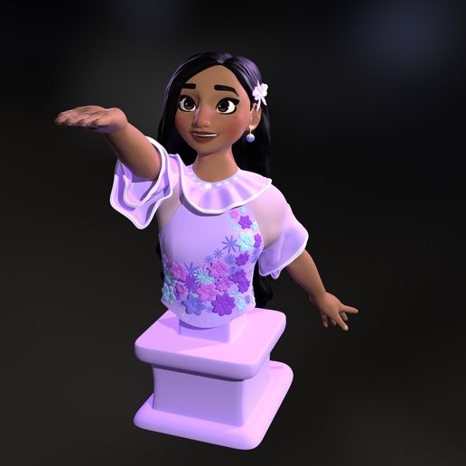 Free STL file Isabela Madrigal Encanto 🎬 ・Template to download and 3D ...