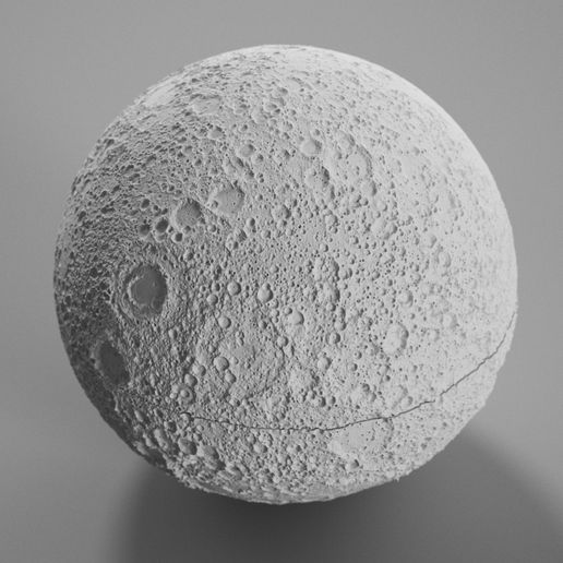 🌙 Lunar Moon Box – 3D Printable Sphere Container with Crater Relief and ...