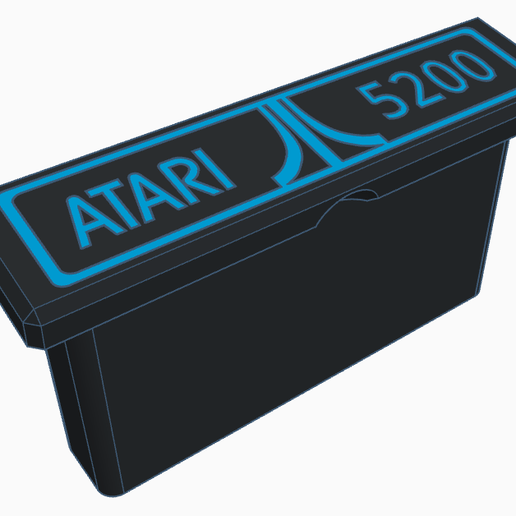 🛒 Atari 5200 Cart Slot Dust Cover・ STL File for 3D printing・Cults