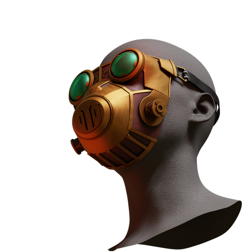 STL file Enforcer Arcane Vi GAS MASK cosplay 🎭 ・3D printer model to ...