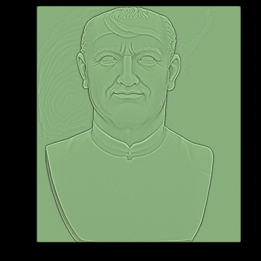👤 Roman Emperor Bust Bust wall art, bas relief art, wall art for 3d ...