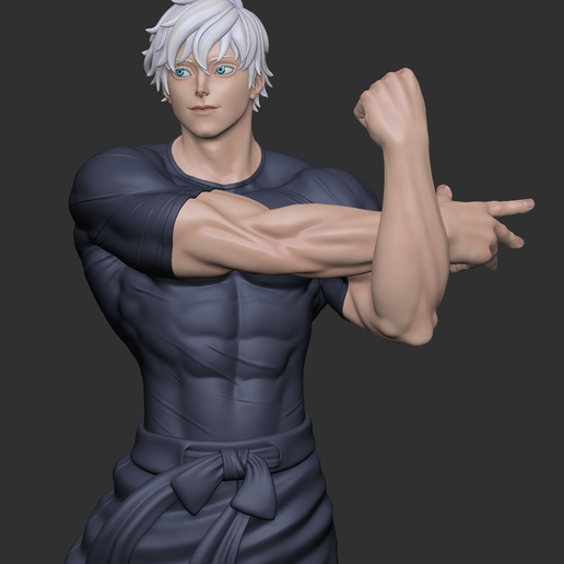 🗿 Satoru Gojo - Jujutsu Kaisen・ 3D File for 3D printing・Cults