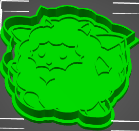 3MF file Lambal Cookie cutter (Palword) 🍪 ・3D print design to download ...