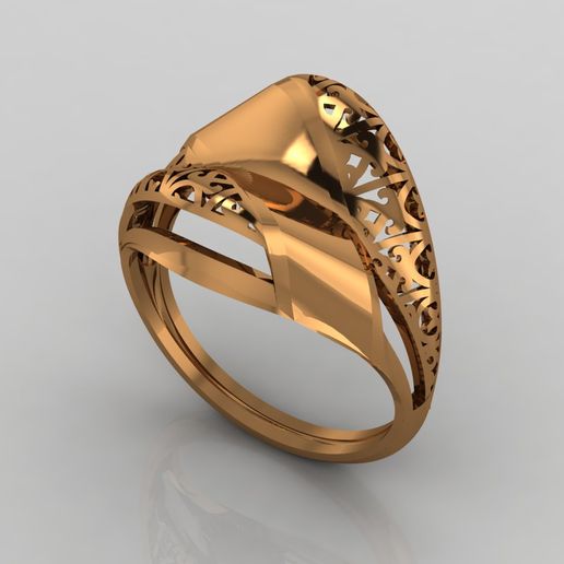 STL file Plain Ring For Women Jewelry Ring Lightweight STL 3DM 💍 ・3D printing design to download ...