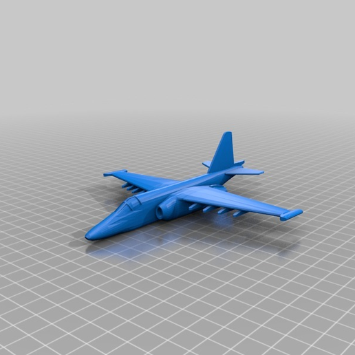 🎲 su-25 Frogfoot for microarmor・Free 3D File for ・Cults