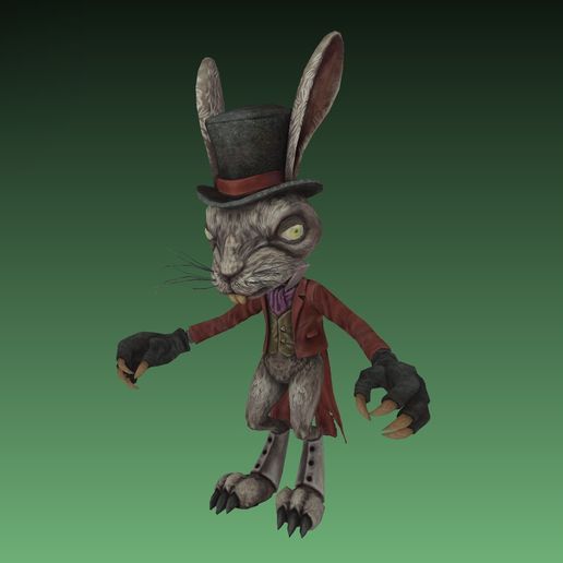 OBJ file Alice Madness Returns | White Rabbit 🐰 ・Model to download and ...