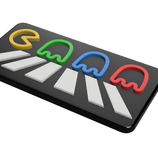 🕹️ Pac-Man Retro Decorative Poster・ 3D File for 3D printing・Cults