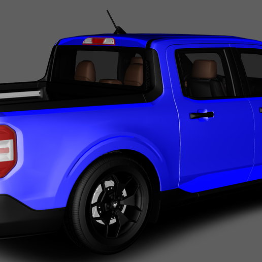 🚙 Ford Maverick 2022 3D V2・ OBJ File for ・Cults