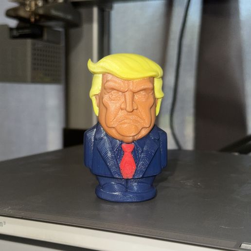 🧲 Trump Magnet・ 3MF File for 3D printing・Cults