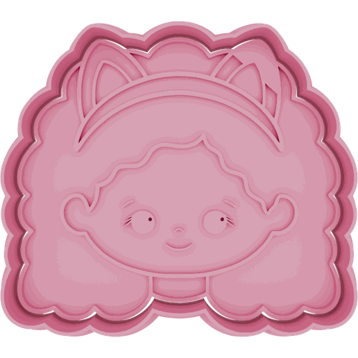 🍪 Cookie Cutter - Gabby Cutie Face・ STL File for 3D printing・Cults