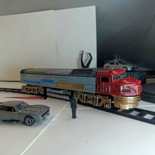 🚆 Mecha-Punk Train 01・ 3MF File for 3D printing・Cults