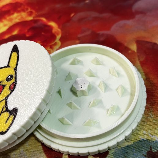 🧲 Pokémon-Inspired Grinder - with Magnetic Closure・Free STL File for 3D ...