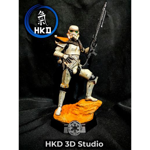 🎨 Sand trooper Fan Art - Star Wars 3D・ STL File for ・Cults