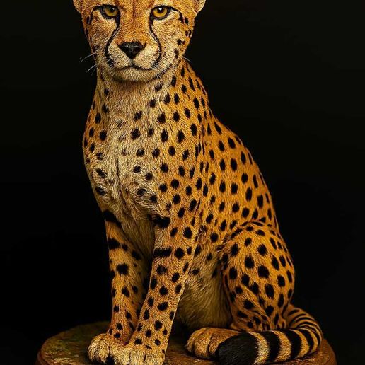 🐆 Cheetah 3D Model – Speed and Grace Sculpture for 3D Printing・ STL ...