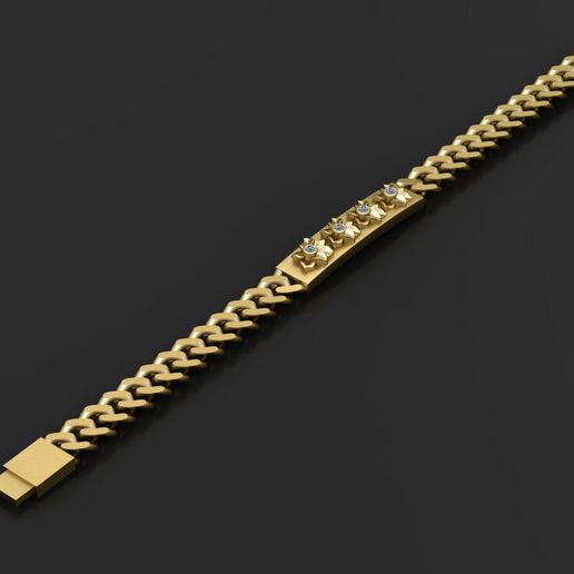 3D file CHAIN CUBAN LOCK PENDANT 3D PRINTABLE MODEL 🔒 ・3D printer ...